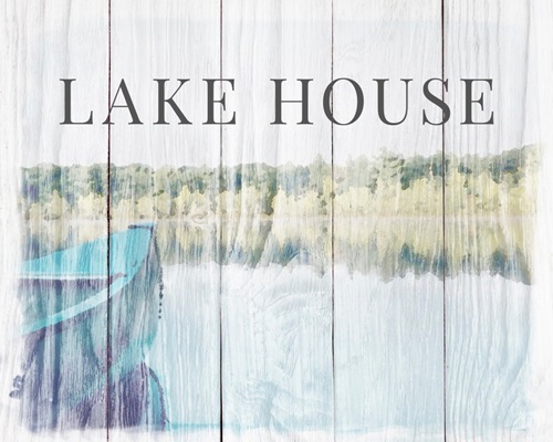 Lake House | Personalized Word Art - Canvas On Demand®